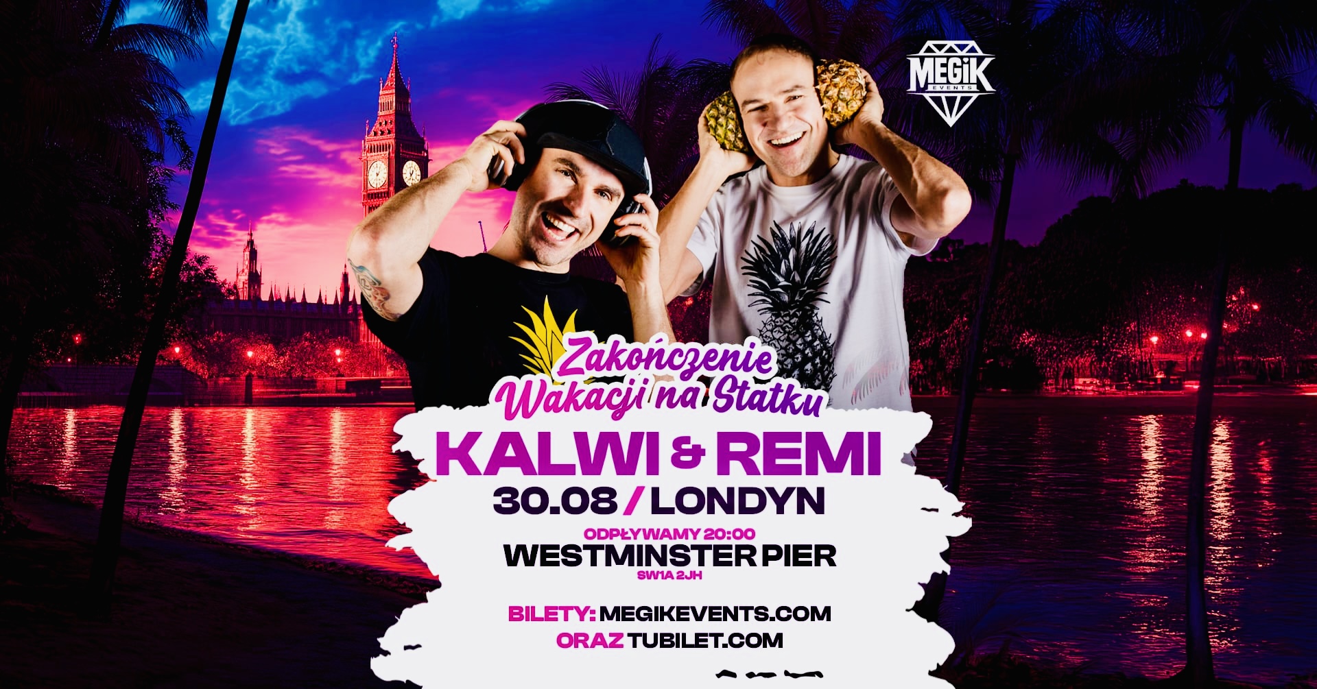 Zakończenie wakacji na statku - Kalwi & Remi - MegiK Events